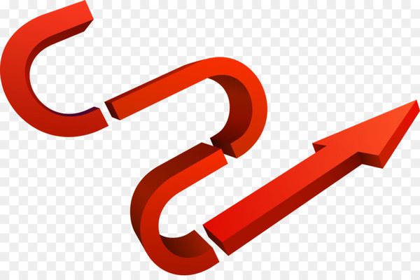 Free: Arrow 3D computer graphics Adobe Illustrator - Red arrow - nohat.cc