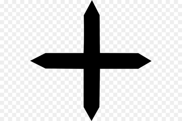 Free: Arrow Cross Heraldry Symbol - Arrow - nohat.cc