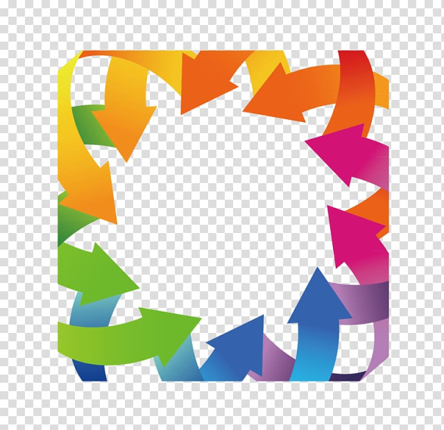 Free: Arrow Euclidean Illustration, Color cartoon arrows transparent ...