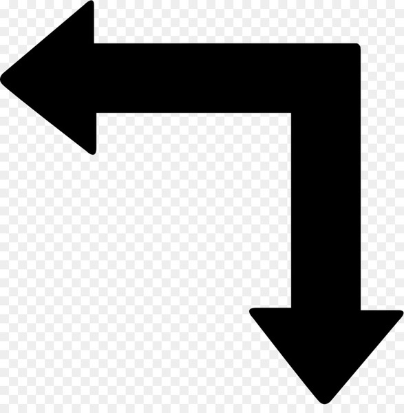 Free: Arrow Scalable Vector Graphics Computer Icons Illustration - turn arrows - nohat.cc