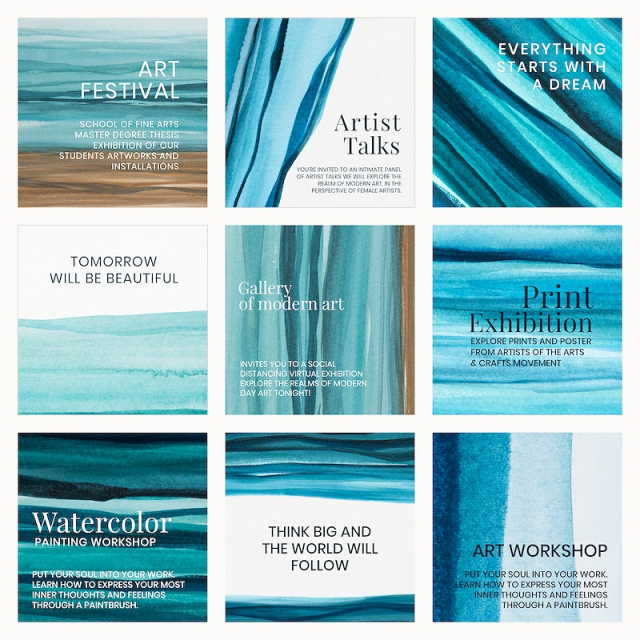 Free: Art ombre watercolor template psd | Free PSD - rawpixel - nohat.cc