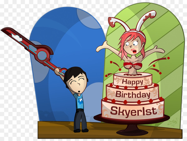 Free: Artist DeviantArt Birthday Illustration - mini cake - nohat.cc