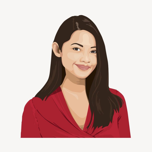 Free: Asian woman sticker, portrait collage | Free Vector - rawpixel ...