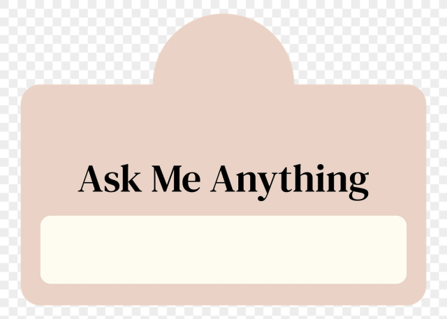 Free: Ask me anything png badge, | Free PNG - rawpixel - nohat.cc