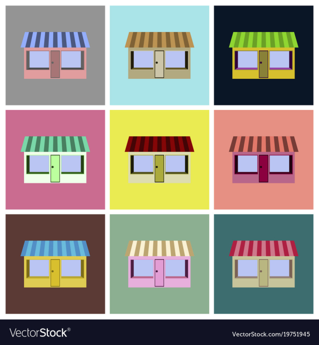 Free: Assembly flat icons shop vector image - nohat.cc