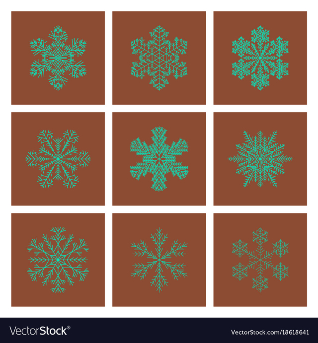 Free: Assembly flat snowflake vector image - nohat.cc