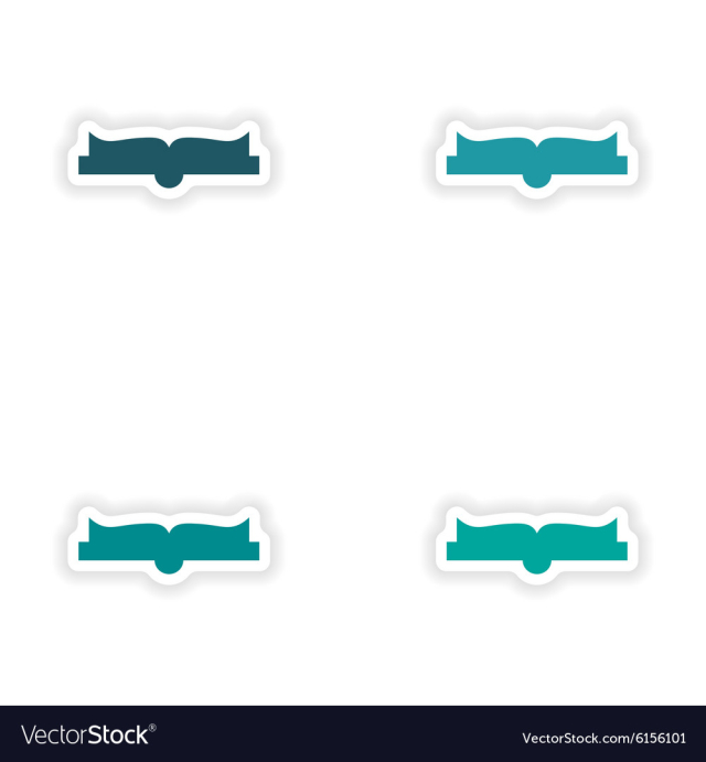 Free: Assembly realistic sticker design on paper open vector image ...