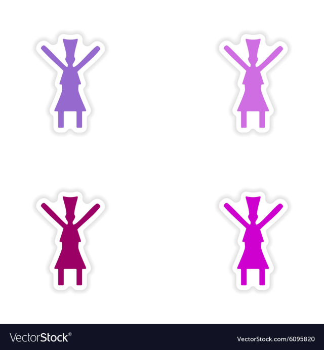 Free: Assembly realistic sticker design on paper vector image - nohat.cc