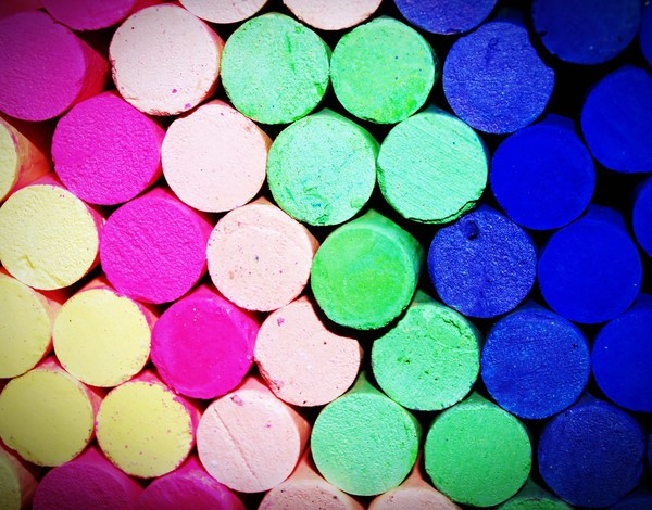 Free: Assorted-color Pile of Chalk in Close-up Photo - nohat.cc