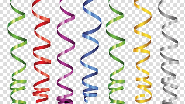 Free: Assorted-color ribbons illustration, Ribbon transparent ...