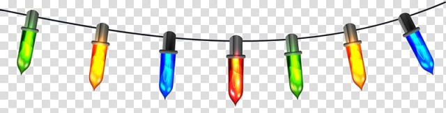 Free: Assorted-color string lights cartoon graphic], Christmas lights ...