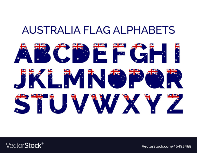 Free: australian flag alphabetic letters - nohat.cc