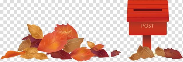 Free: Autumn Email Illustration, Mail Autumn leaves background material ...