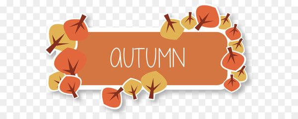 Free: Autumn Euclidean vector Clip art - Autumn Title box vector - nohat.cc