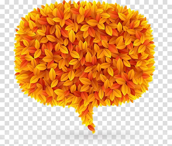 Free: Autumn Leaves Leaf, Autumn leaves speech bubble tag transparent ...