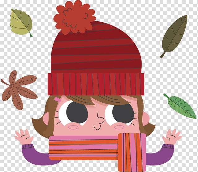 Free: Autumn Leaves Paper Leaf, Happy children in autumn! transparent ...