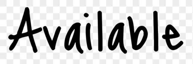 Free: Available word png, simple typography | Free PNG - rawpixel ...