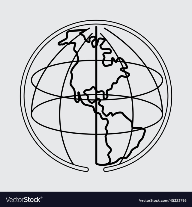 Free: awesome eye-catchy modern world map line design - nohat.cc