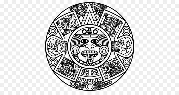 Free: Aztec calendar stone Maya civilization - others - nohat.cc