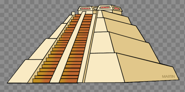 Free: Aztecs Clip Art by Phillip Martin, Aztec Pyramid - nohat.cc