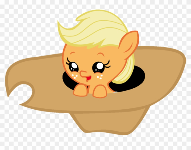 Free: Baby Applejack In Hat By Bronyboy - My Little Pony Baby Applejack ...