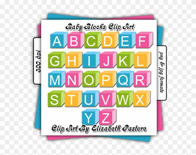 Free: Baby Block Alphabet Clipart - Baby Block Alphabet Clipart - nohat.cc