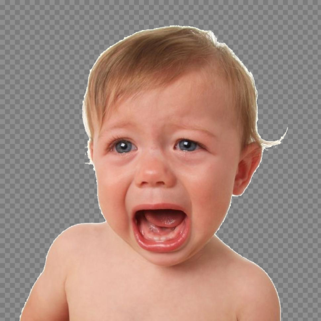 Free: Baby Crying PNG Image - nohat.cc