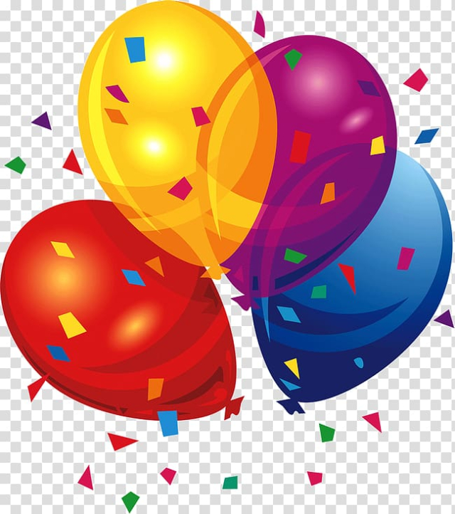 Free: Baby Pop Balloon , Multicolored balloons transparent background ...