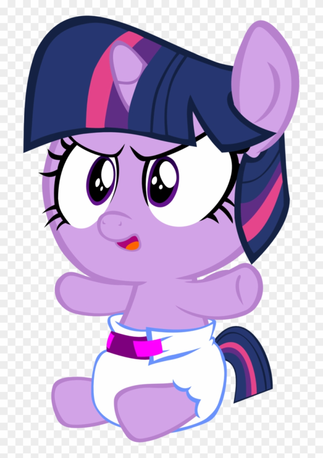 Free: Baby Princess Twilight Sparkle Angrily Sitting By ...