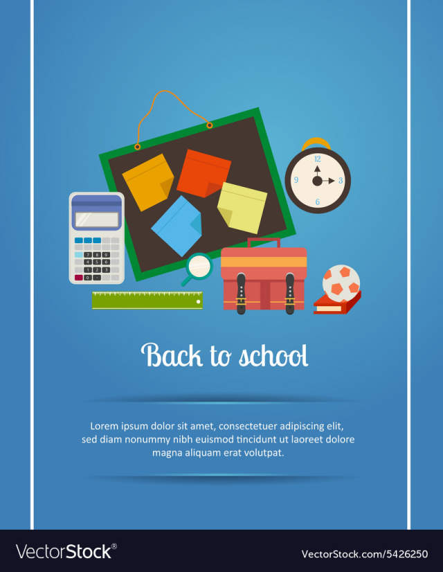 Free: Back to school vector image - nohat.cc