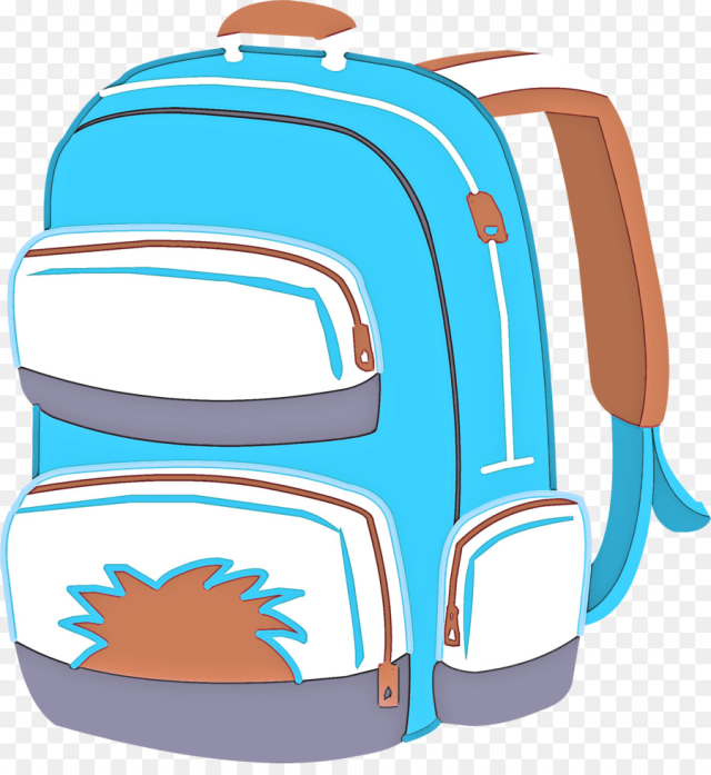 Free: backpack bag turquoise luggage and bags clip art - nohat.cc