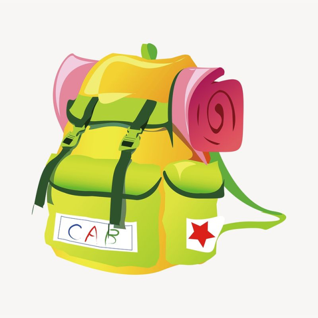 Free: Backpack sticker, fashion illustration psd. | Free PSD - rawpixel ...