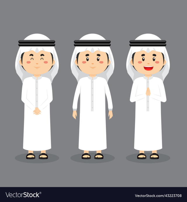 Free: bahrain character with various expression - nohat.cc
