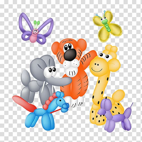 Balloon Animal Clip Art Pink Balloon Dog Sticker | Balloons, Balloon