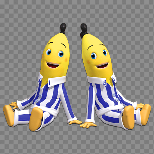 Free: Bananas In Pyjamas Sitting transparent PNG - StickPNG - nohat.cc