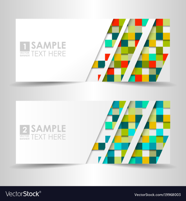 Free: banner with colorful squares - nohat.cc