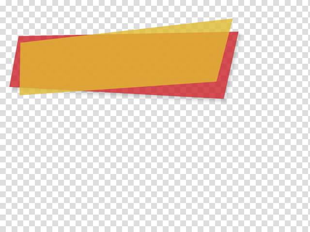 Free: Banners, two yellow and red blocks logo transparent background ...
