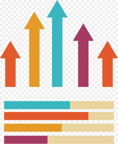 Free: Bar chart Arrow Statistics - Color arrow bar chart - nohat.cc