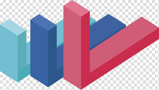 Free: Bar chart Euclidean , Three-dimensional color column chart ...