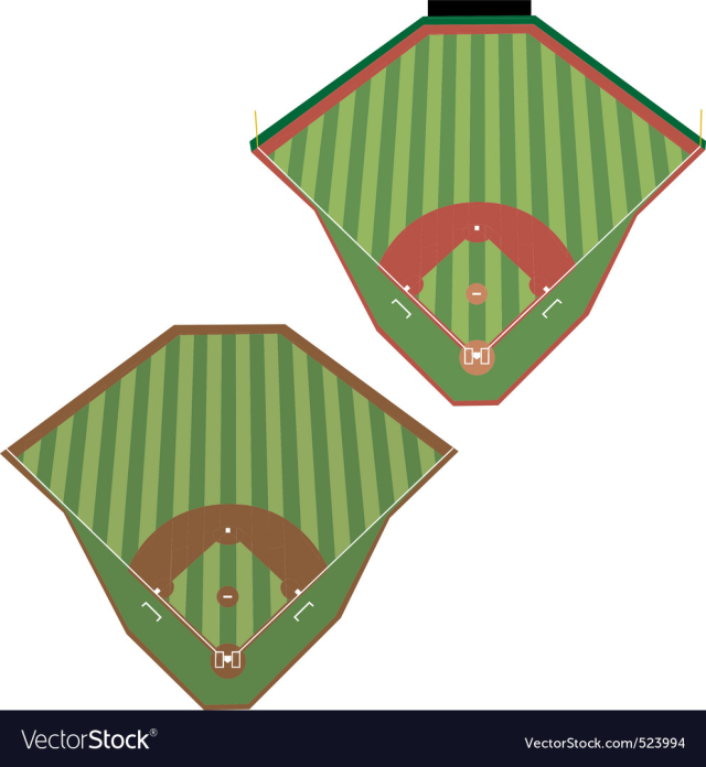 Free: Baseball field vector image - nohat.cc
