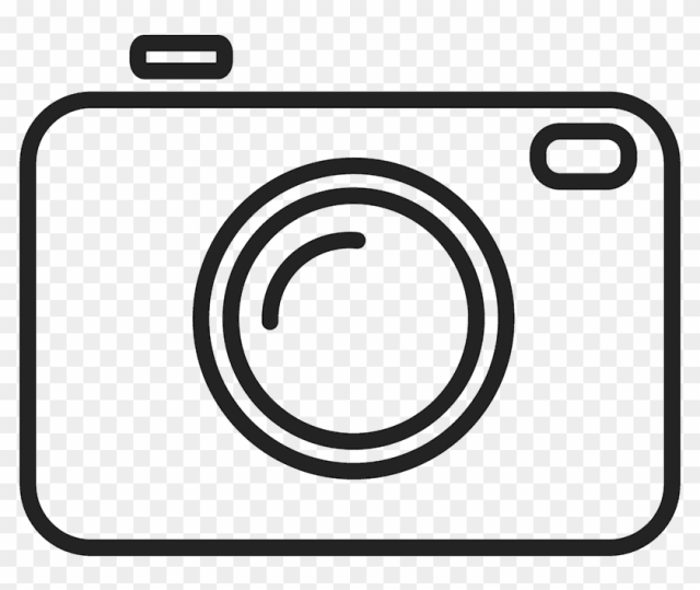 Free: Basic Camera Outline Rubber Stamp - Basic Camera Outline - nohat.cc