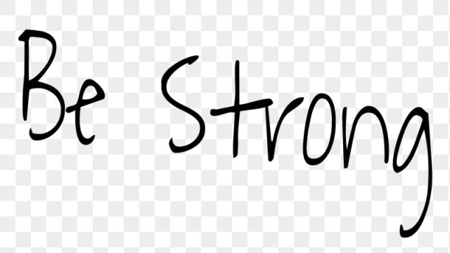 Free: Be strong word png, simple | Free PNG - rawpixel - nohat.cc