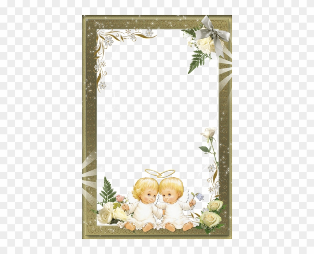 Free: Beautiful Transparent Photo Frame With Angels - Frame With Angels ...
