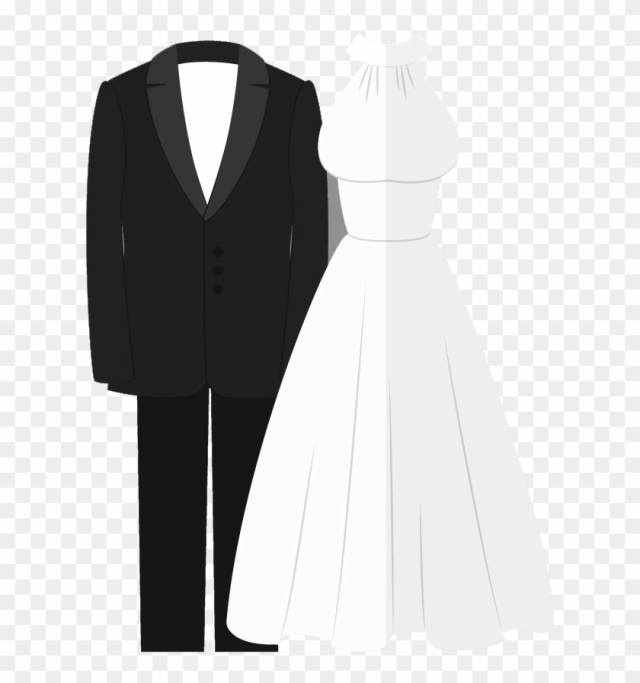 Free: Beauty And Salons - Tuxedo & Gown Wedding Invitation - nohat.cc