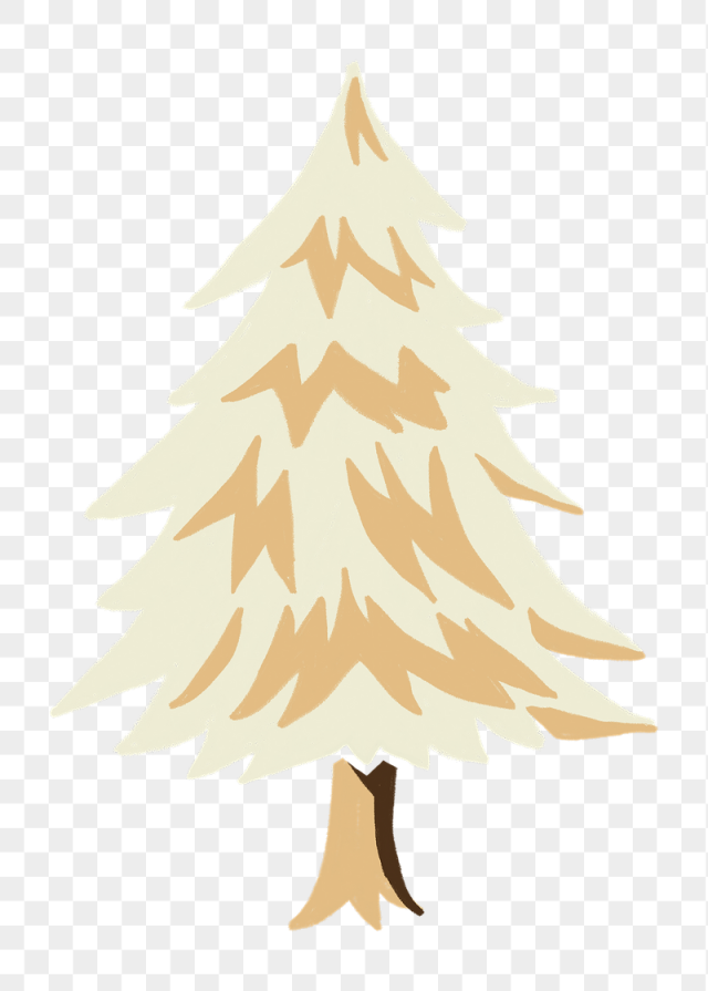 Free: Beige pine tree png sticker, | Free PNG Illustration - rawpixel ...