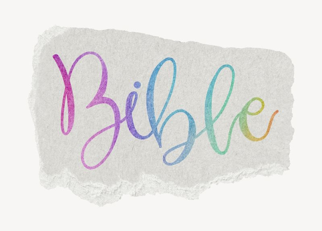 Free: Bible word, ripped paper typography | Free PSD - rawpixel - nohat.cc