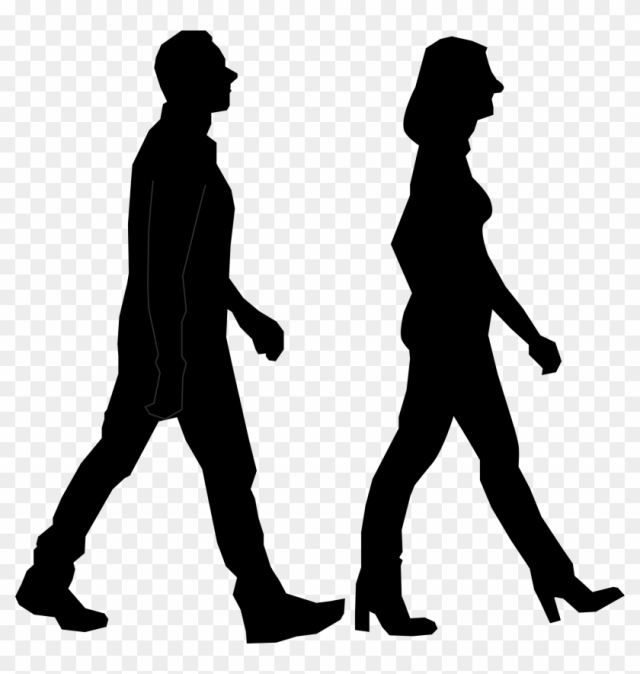 Free: Big Image - People Walking Png Icon - nohat.cc