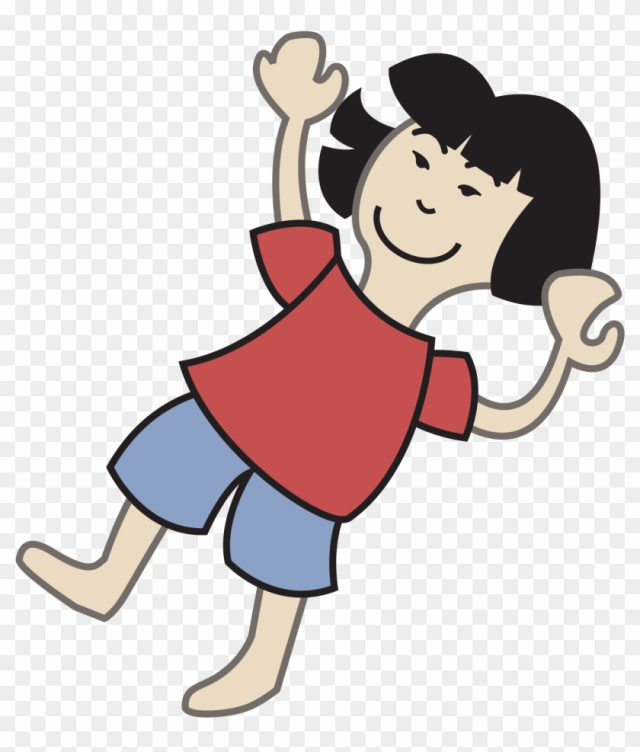 Free: Big Image - Png Clipart Girl Falling - nohat.cc