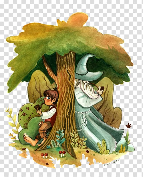 Free: Bilbo Baggins Gandalf The Hobbit The Lord of the Rings, the ...