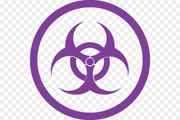 Free: Biological Hazard, Sign, Decal, Purple, Violet PNG - nohat.cc